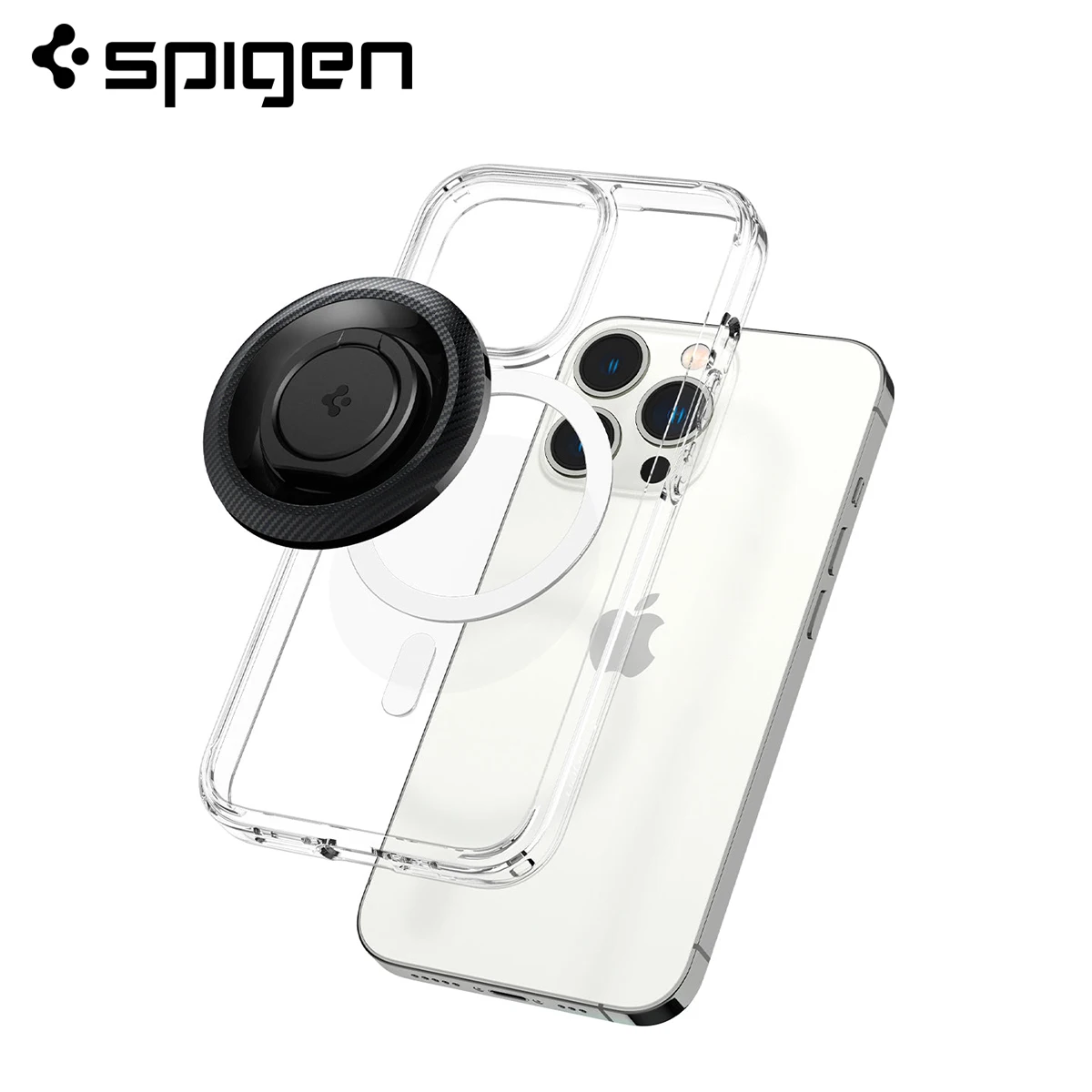 Spigen O-Mag Ring MagFit Magnetic Phone Holder Grip Designed for MagSafe