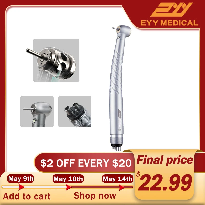 NSK Type Dental LED High Speed Handpiece Integrate E Generator Ceramic ...