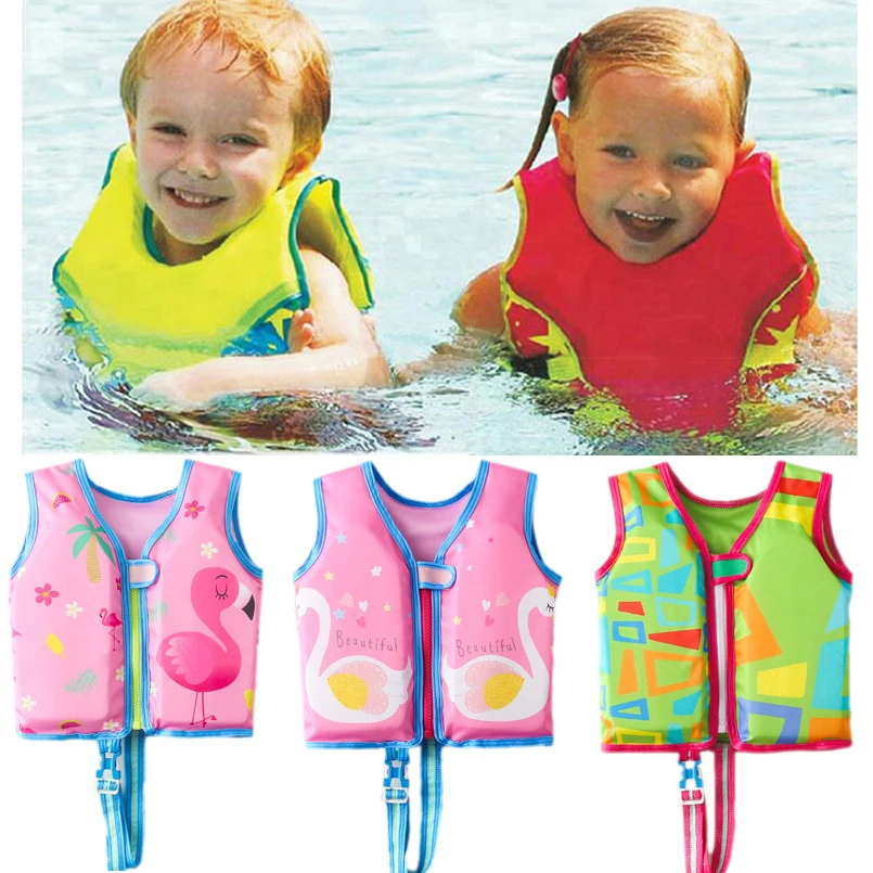 Baby Swim Buoyant Vest Kids Learn Swimming Aids Swim Trainer Child Life ...