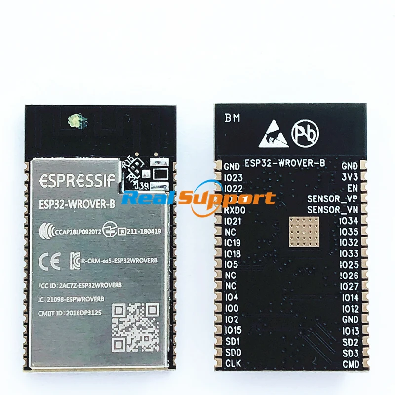 Módulo de antena PCB ESP32-WROVER-B, ESP32-WROVER, 4MB, 8MB, 16MB, ESP32-WROVER-B-N8R8, SPI ...