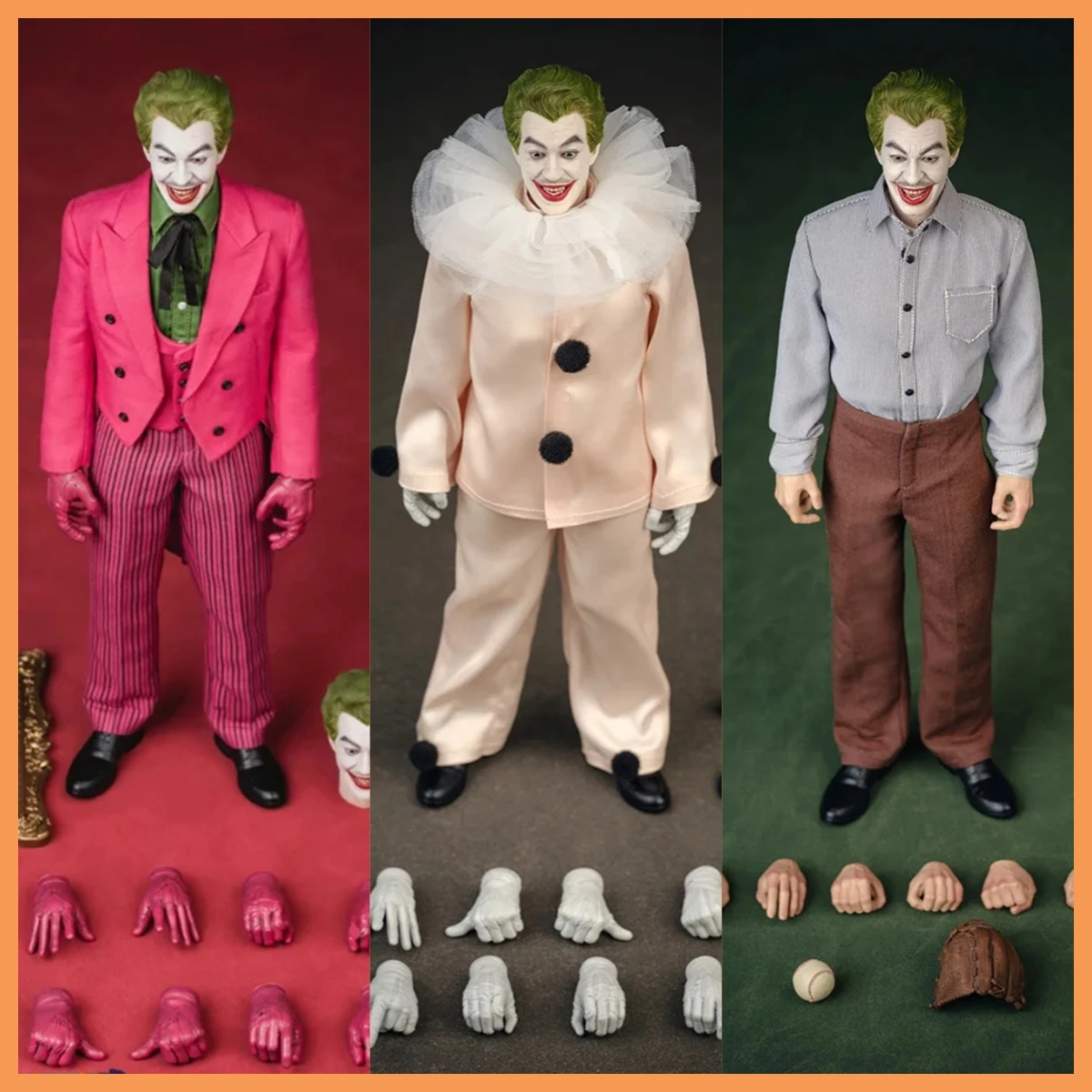 In Stock Mars Toys MAT013 1/6 Scale Prank Villain Pink Clown 1966 Male ...