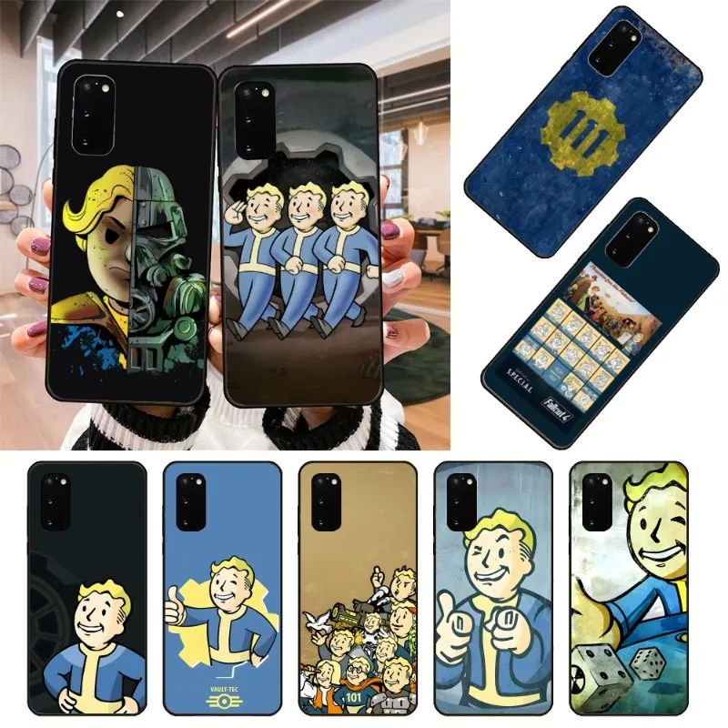 Game Fallout Vault Boy Phone Case For Samsung Galaxy S6 S7 S8 S9 S10 ...
