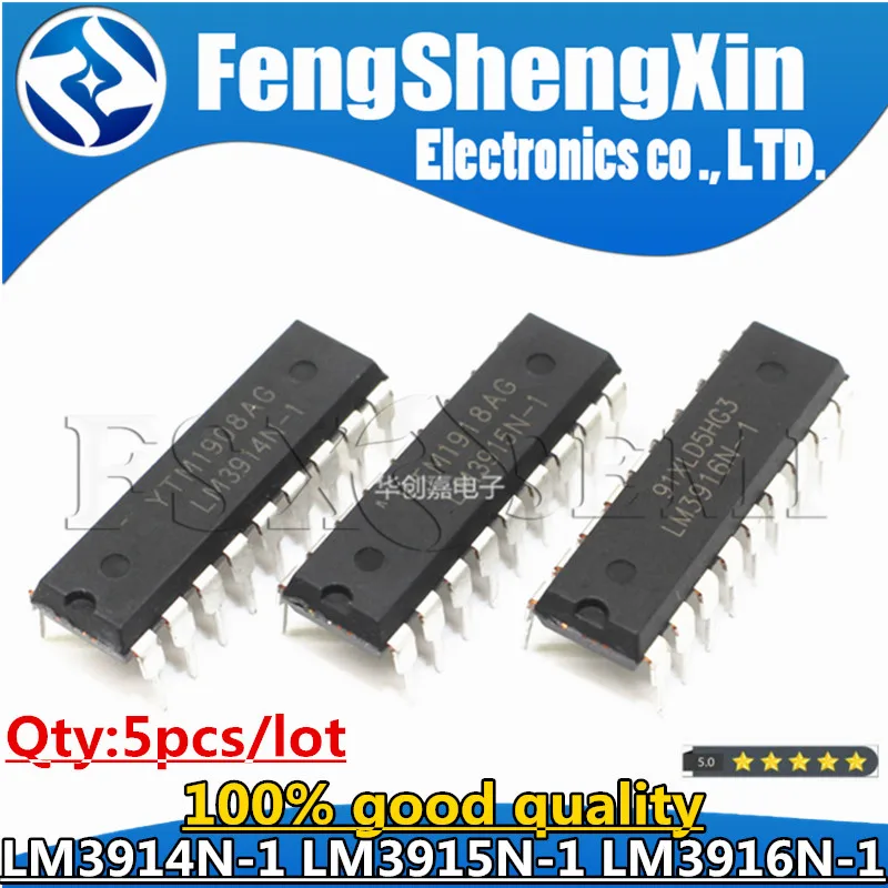 5PCS-LM3914N-1-LM3915N-1-LM3916N-1-DIP-LM3914N-LM3915N-LM3916-DIP-18 ...