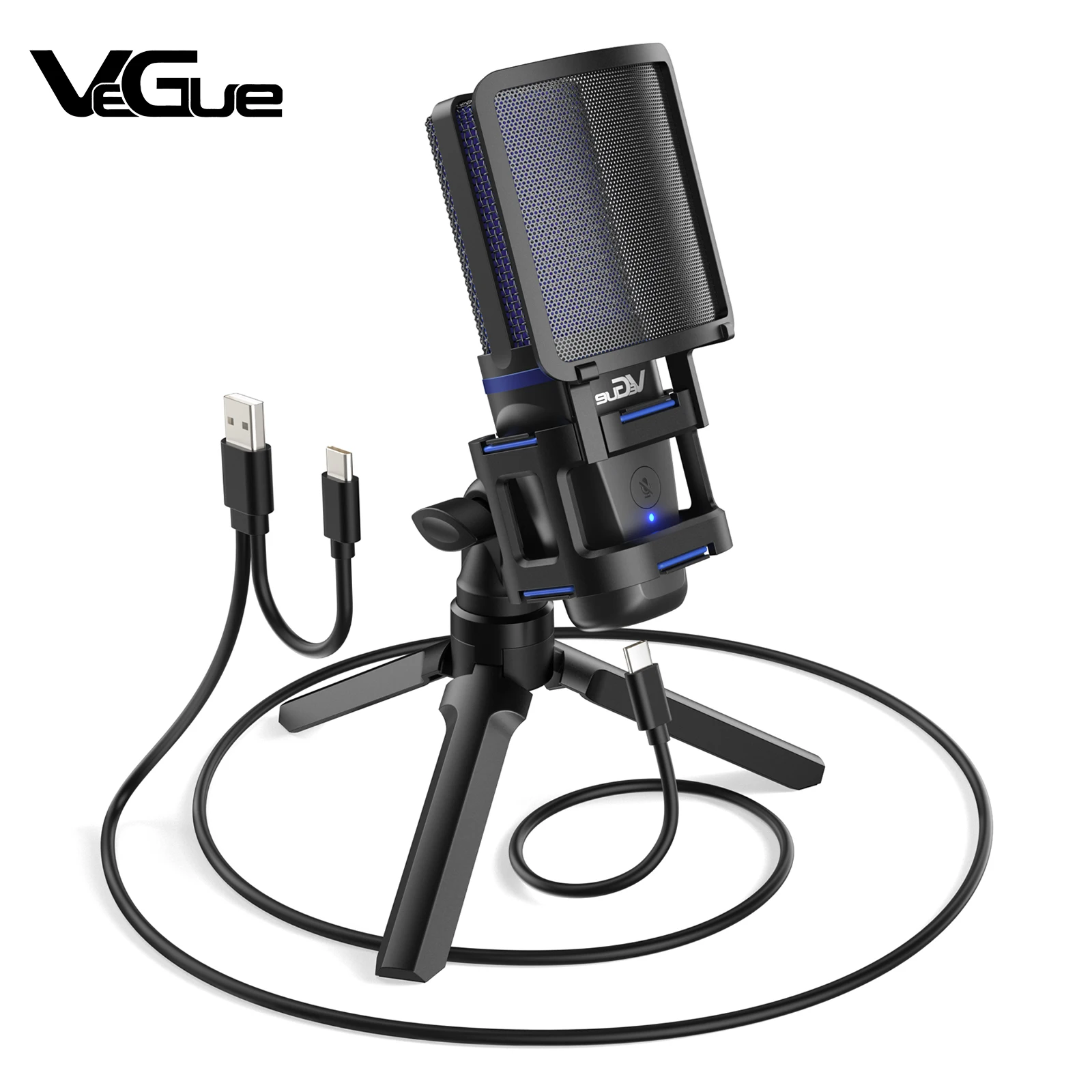 Vegue-Professional-Mic-Live-Streaming-Gaming-USB-Uni-directional ...