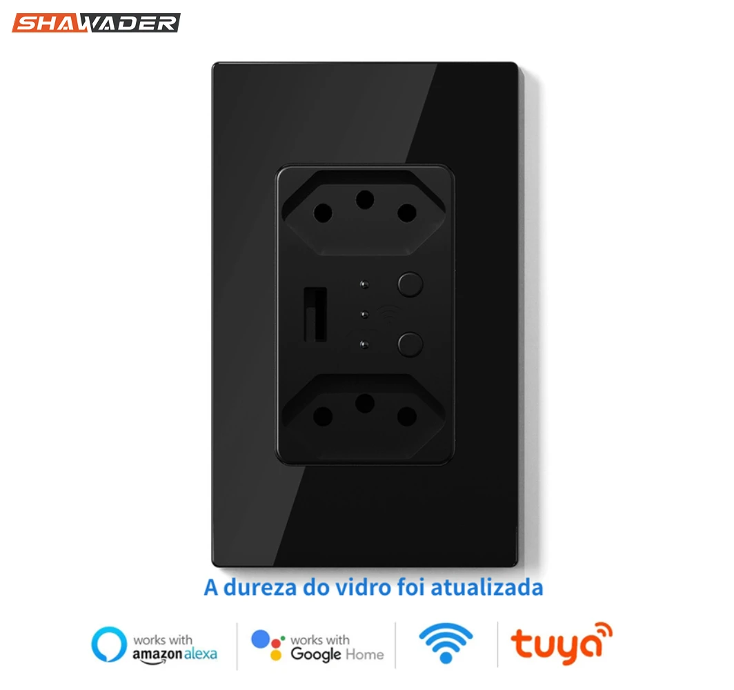 WiFi-Smart-Brazilian-Wall-Socket-USB-Electric-Brazil-Plug-13A-Dual ...