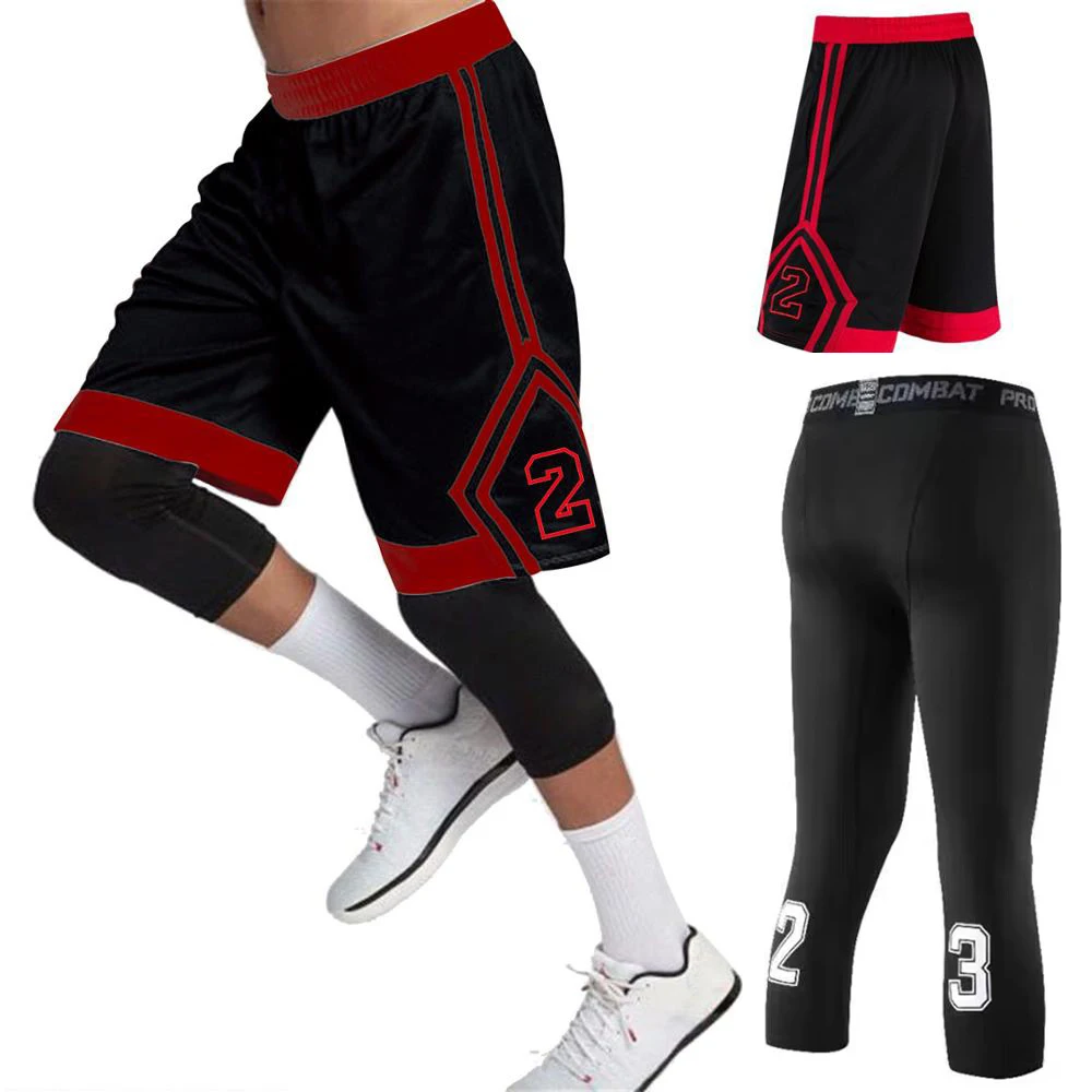 NWT-Professional-Men-Basketball-Shorts-Sets-Sport-Gym-Quick-Dry ...