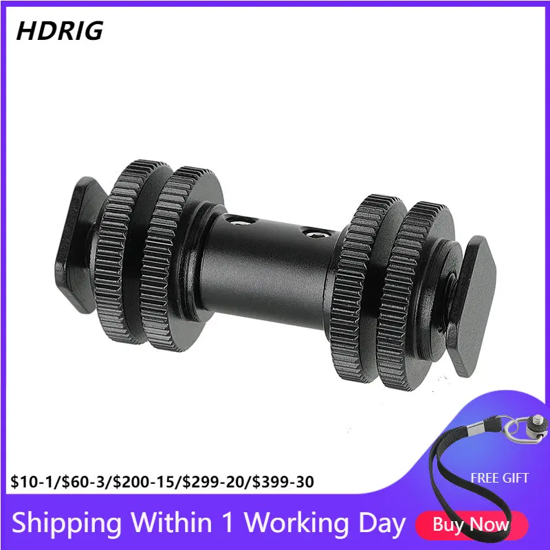 Hdrig Shoe Mount Adapters Double-end Cold Shoe Adapters With Lock Nuts ...