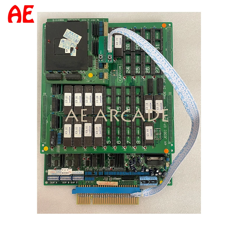 Placa base CPS1 CPS2 Capcom Street Fighter II 2 Kick Harnes, Cable de látigo de 6 pines para 6 ...