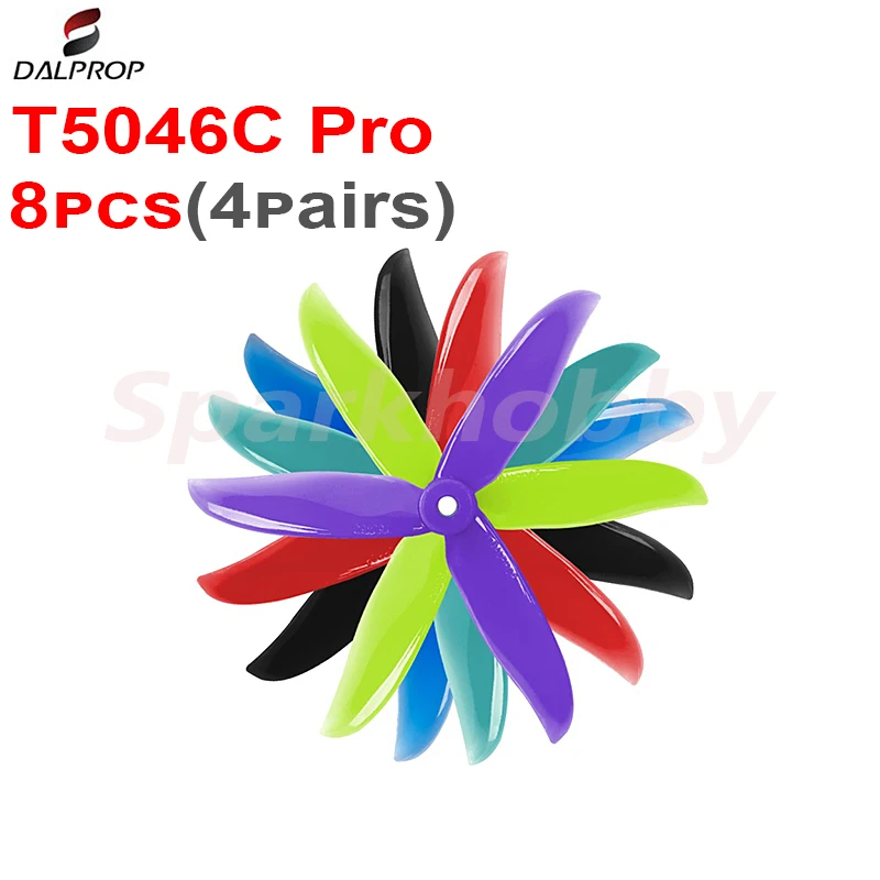 8PCS-4Pairs-New-DALPROP-CYCLONE-T5046C-propeller-5x4-6x3-5-inch-3-blade ...