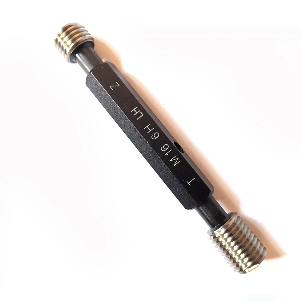 Calibrador de enchufe de rosca métrica de mano izquierda, 6H, M8, M10, M12, M14, M15, M16, M17 ...