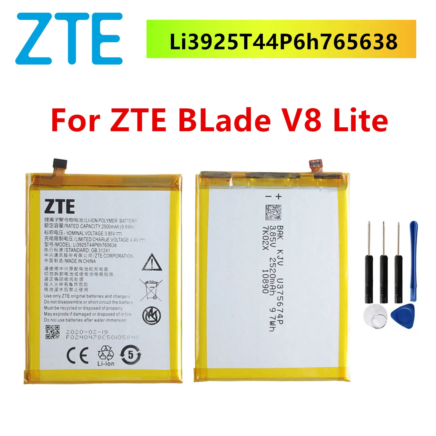 Original-Replacement-New-2500mAh-Li3925t44p6h765638-Battery-For-ZTE ...