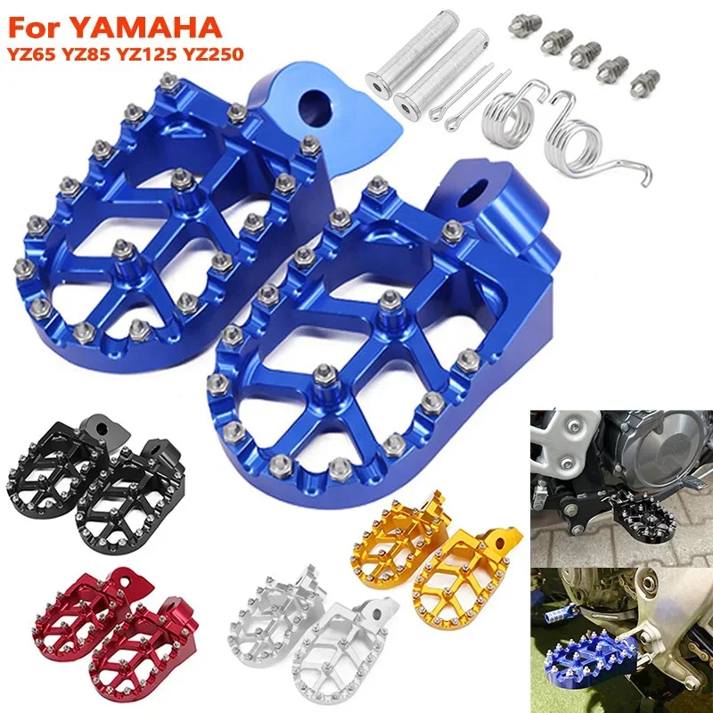 Motorcycle-Feet-Pegs-Pedals-FootRest-Footpeg-For-Yamaha-YZ-65-85-125 ...