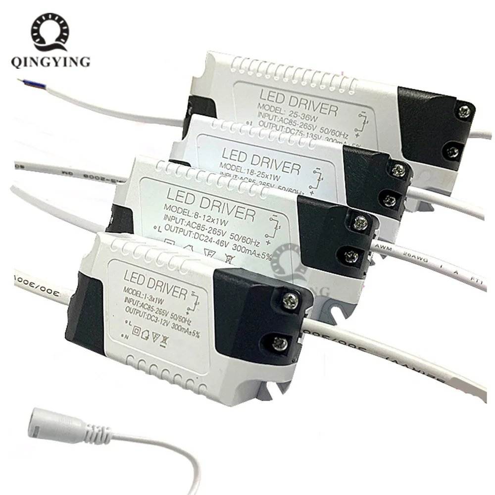 300mA-Drive-Power-Led-18W-24W-LED-Driver-24W-300mA-3W-6W-Constant ...