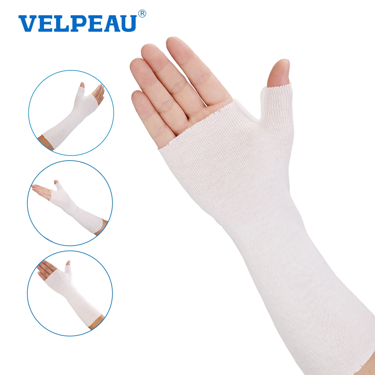 VELPEAU-Hand-Socks-Cotton-Stockinette-for-Skin-Protection-Under-Splints ...