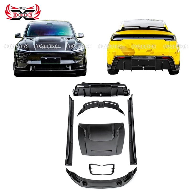 Carbon Fiber Front Lip Bumper Spoiler Rear Diffuser Side Skirt Wing ...