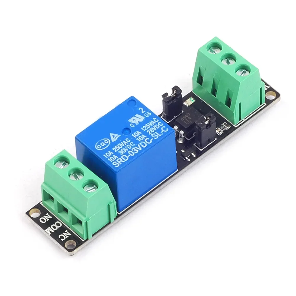 DC 3V 1 Channel Relay Module High Level Driver Optocoupler Single Relay ...