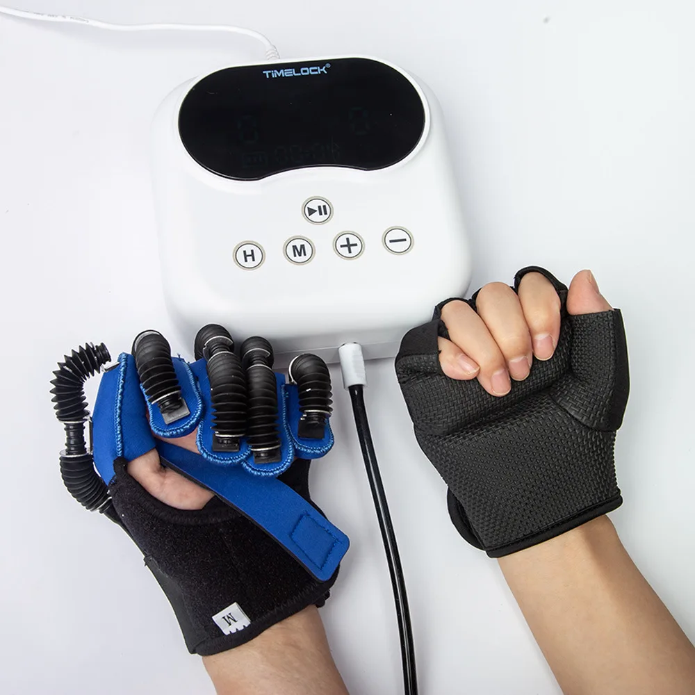English Stroke Hemiplegia Rehabilitation Robot Gloves Hand Finger ...