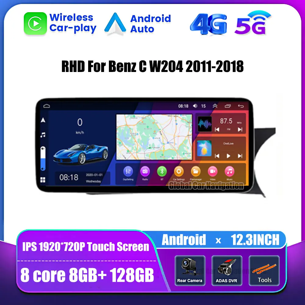 RHD-NTG-4-5-para-Benz-C-W204-2011-2018-reproductor-Multimedia-con ...