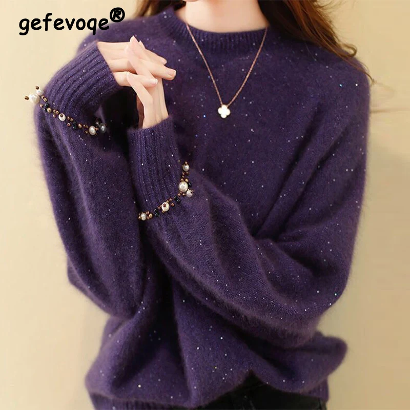 Pull-d-contract-col-mi-haut-pour-femme-pull-tendance-pour-femme-pull ...