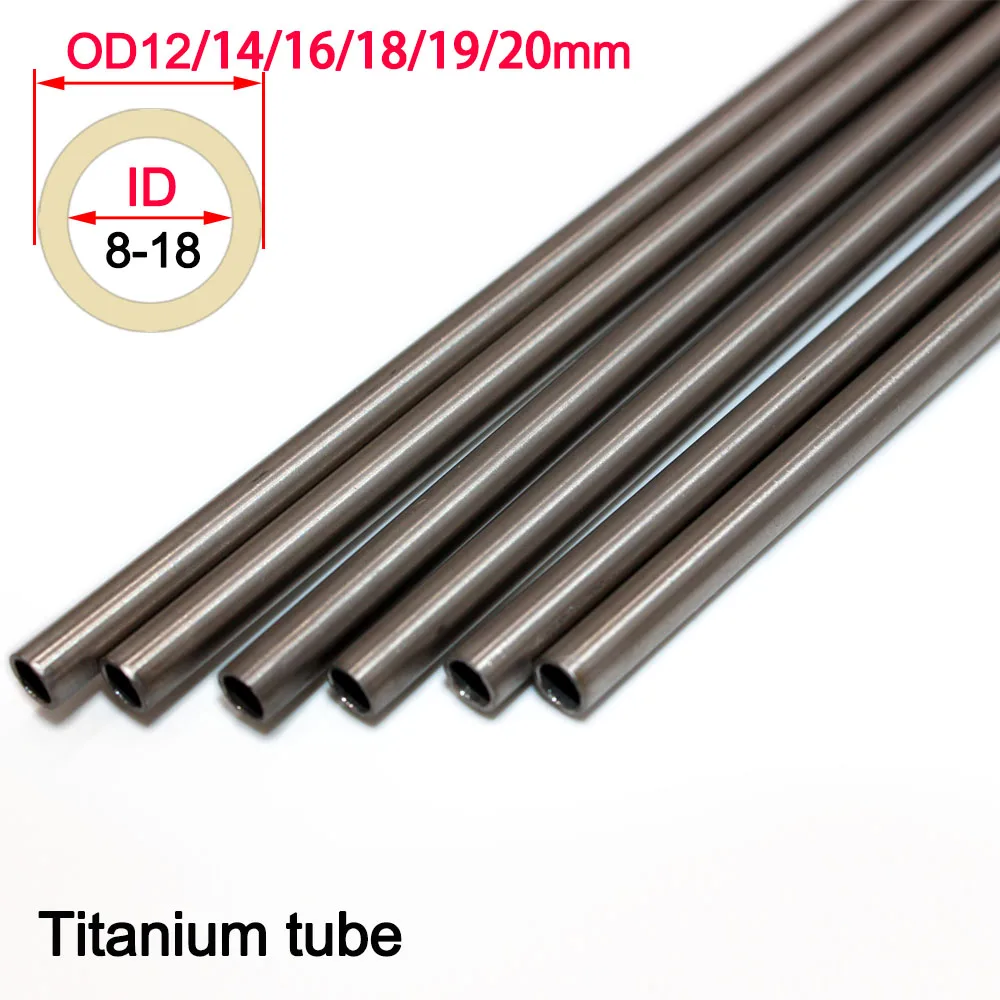 Titanium Tube OD12/14/16/18/19/20mm TA2 Pure Ti Pipe Seamless Titanium ...