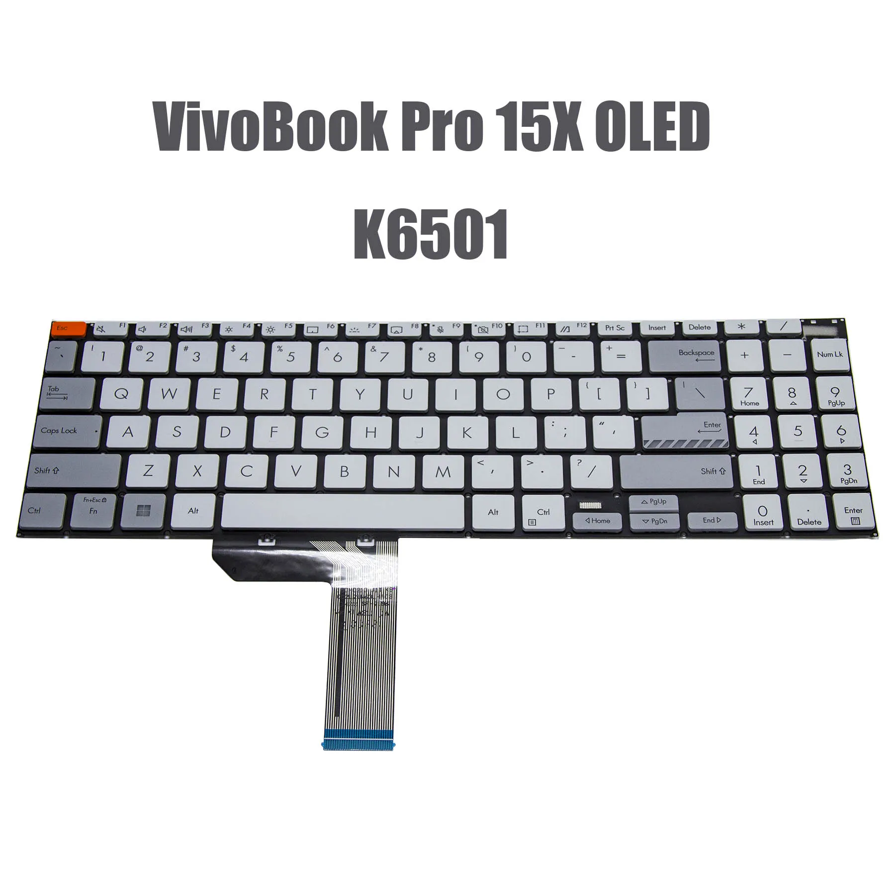 Russian-US-Keyboard-for-Keyboards-For-ASUS-VivoBook-Pro-15X-OLED-K6602-K6602zc-K6602ze-K6602ze ...