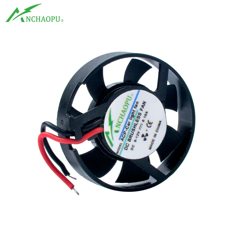 9V 12V Diameter 3cm 30mm fan 30x30x7mm Ultra-thin circular mini cooling ...