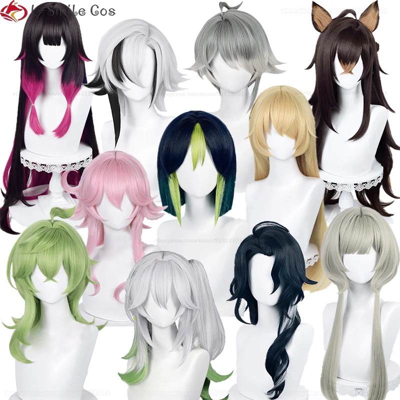 Genshin Impact Sumeru Peruca Cosplay, Nahida, Tighnari, Collei, Fischl ...