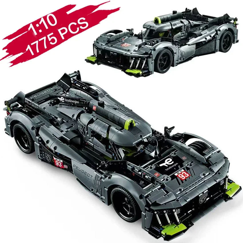 2025 New Supercar Building Blocks 1775 Pcs 9X8 Super Car Construction ...