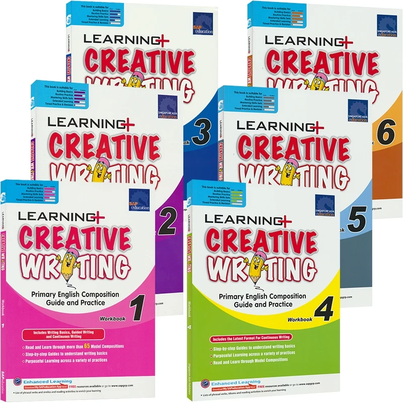 2022-New-Arrival-SAP-Learning-Creative-Writing-Workbook-For-Grade-1-6 ...