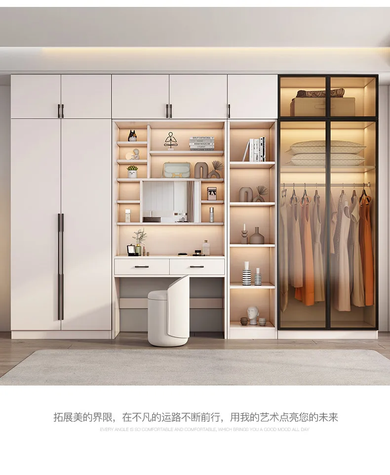 Modern Wardrobe With Dressing Table