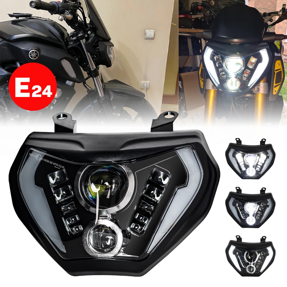 MT09 FZ09 2014 2016 MT07 2018 2019 Headlights Motorcycle LED Headlight ...