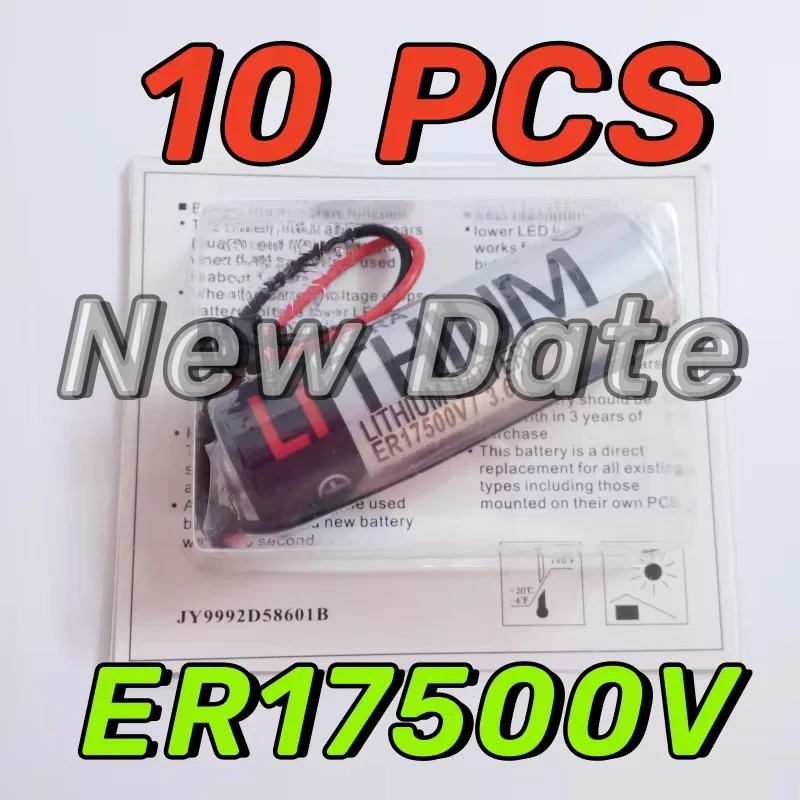 10PCS Original New ER17500V ER17/50 CS1W-BAT01 3.6V 2700mAh PLC Lithium ...