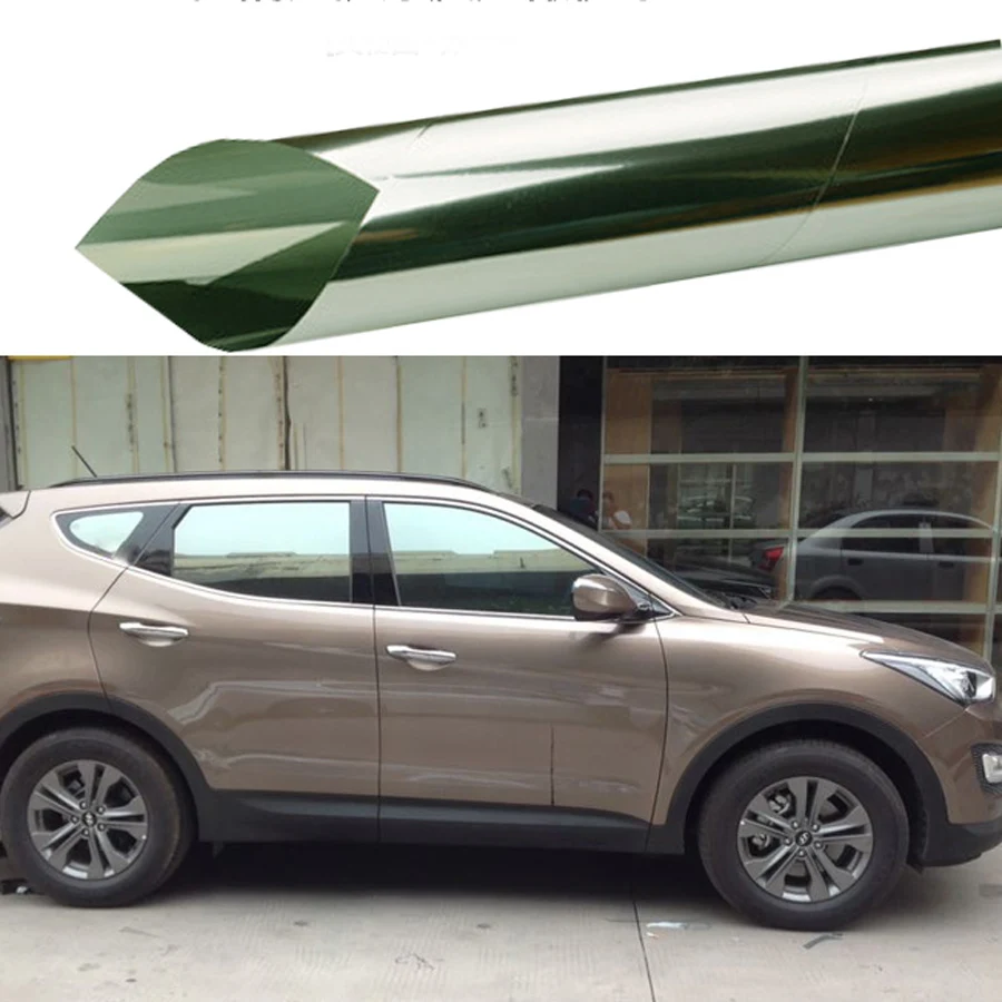 VLT-18-Reflective-Olive-Green-Car-Side-Window-Tints-Anti-Explosion ...