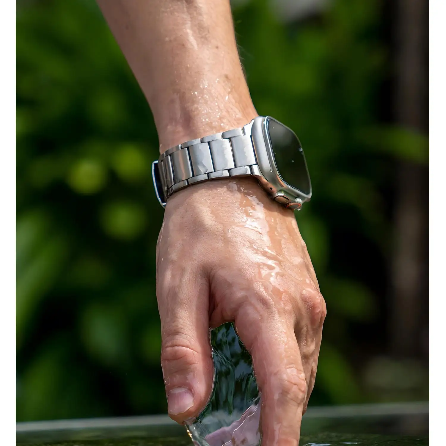 Suitable-for-Apple-Watch-Ultra-Pure-Titanium-Straps-iWatchS9-Straps ...