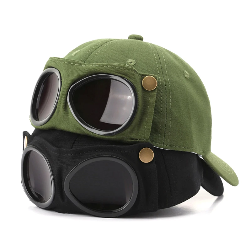 New-Aviator-Hats-Women-Men-Summer-Personality-Glasses-Baseball-Cap ...