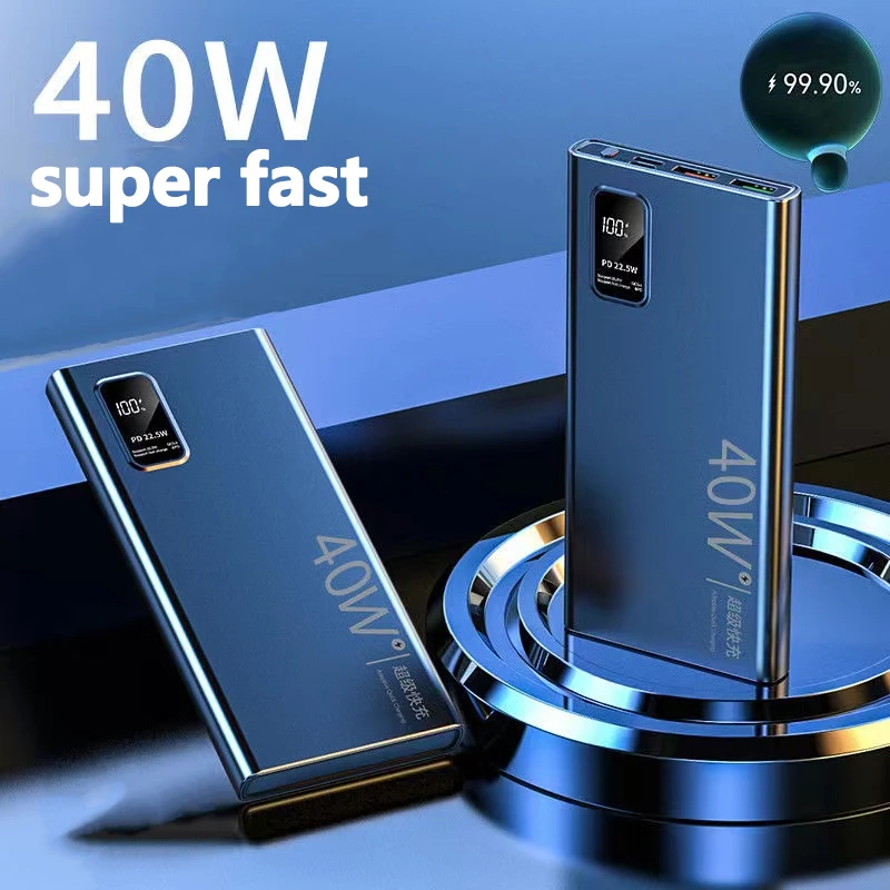 Power Bank 40w Fast Charge 30000mah Qc Fcp Fast Charge Powerbank For ...