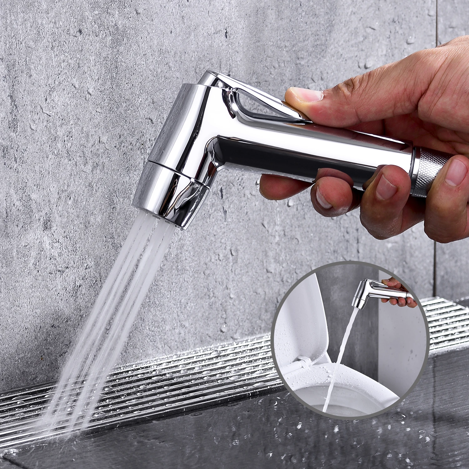 Handheld Bidet Sprayer Toilet | Double Water Sprayer | Toilets Toilet ...