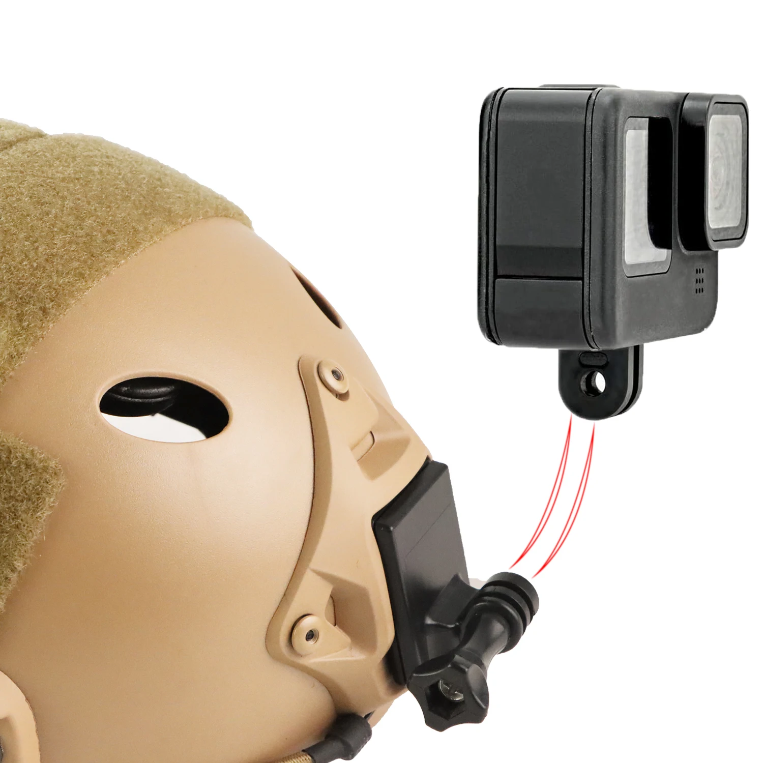 BOOIU-adaptador-de-Base-de-casco-t-ctico-soporte-de-fijaci-n-de-casco-r ...