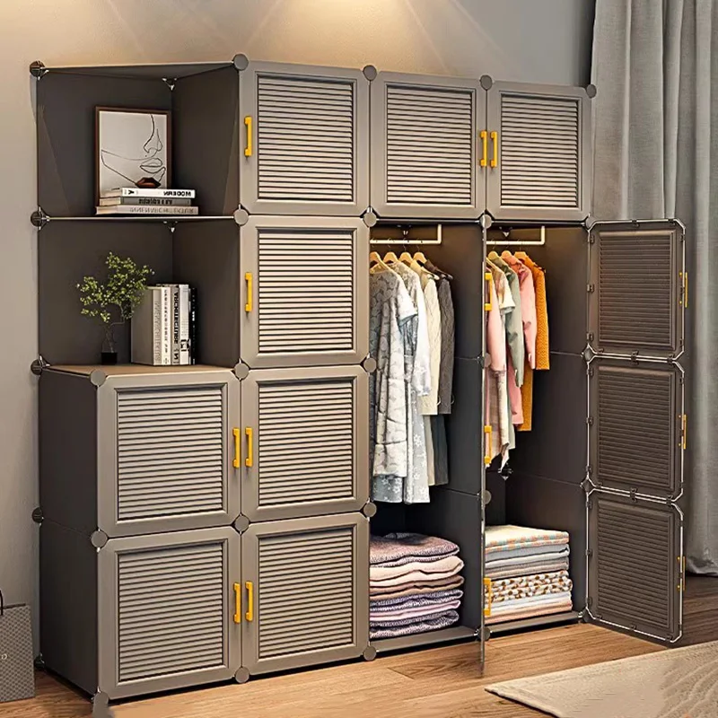 Plastic-Clothing-Rack-Wardrobe-Modular-Chest-Dresser-Closet-Storage ...