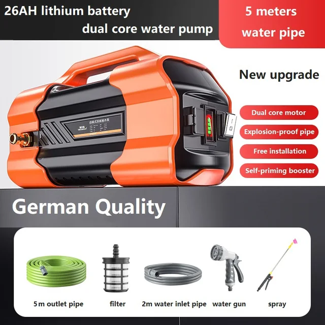 Portable Rechargeable Watering Machine Outdoor Lithium Battery Dual ...