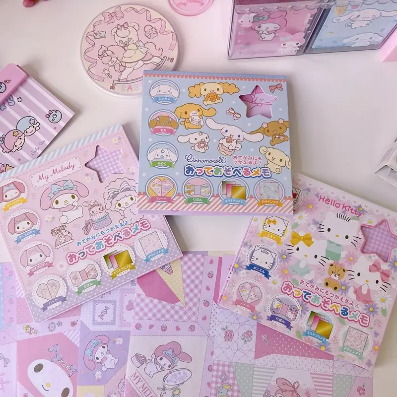 Cartoon-Sanrio-Cinnamoroll-My-Melody-Colorful-Decorative-Origami-Diy ...