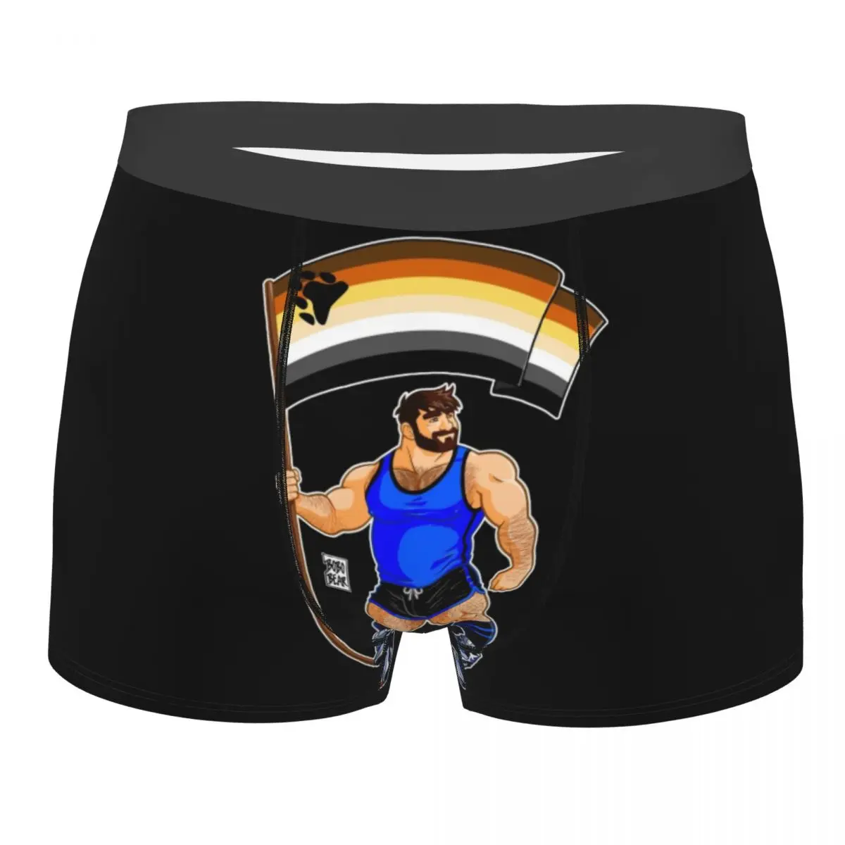 Adam Gosta de Orgulho Urso Bobo Urso Gay Lgbt Bandeira Roupa Interior ...