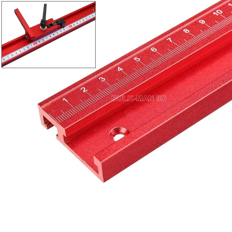 45 Type T-Track T-Slot 300/400/500/600mm Aluminium Alloy Miter Track ...