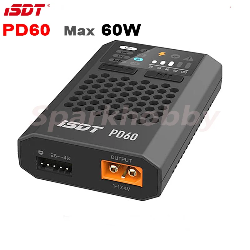 ISDT-PD60-60W-6A-Quick-Smart-Charger-Lipo-LiHV-LiFe-NIMH-Cd-Battery ...