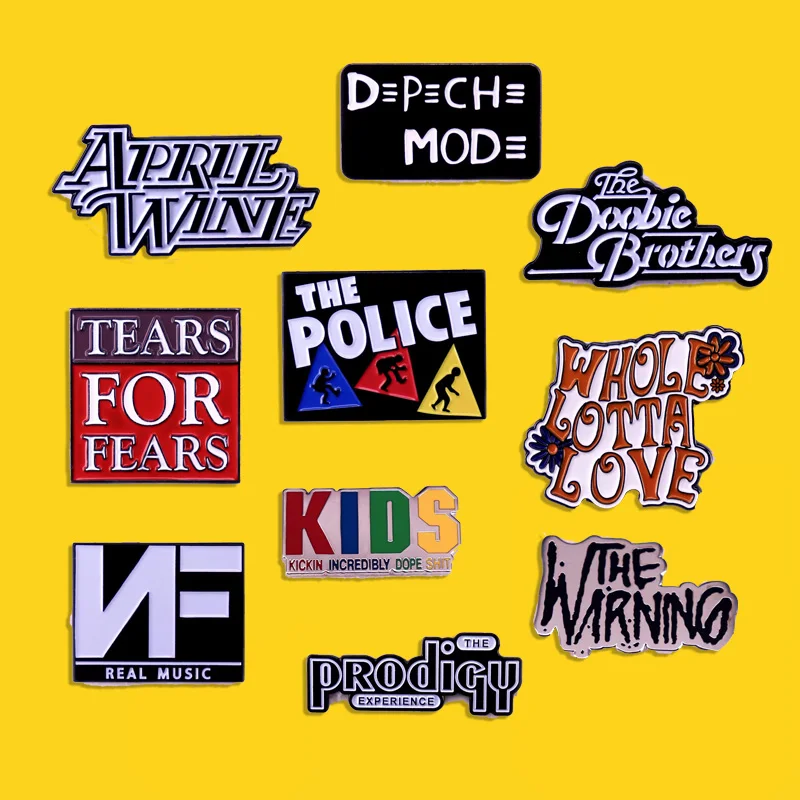 High-Quality-New-Rock-Band-Enamel-Pin-Punk-Music-Album-Brooch-Badge-Men ...