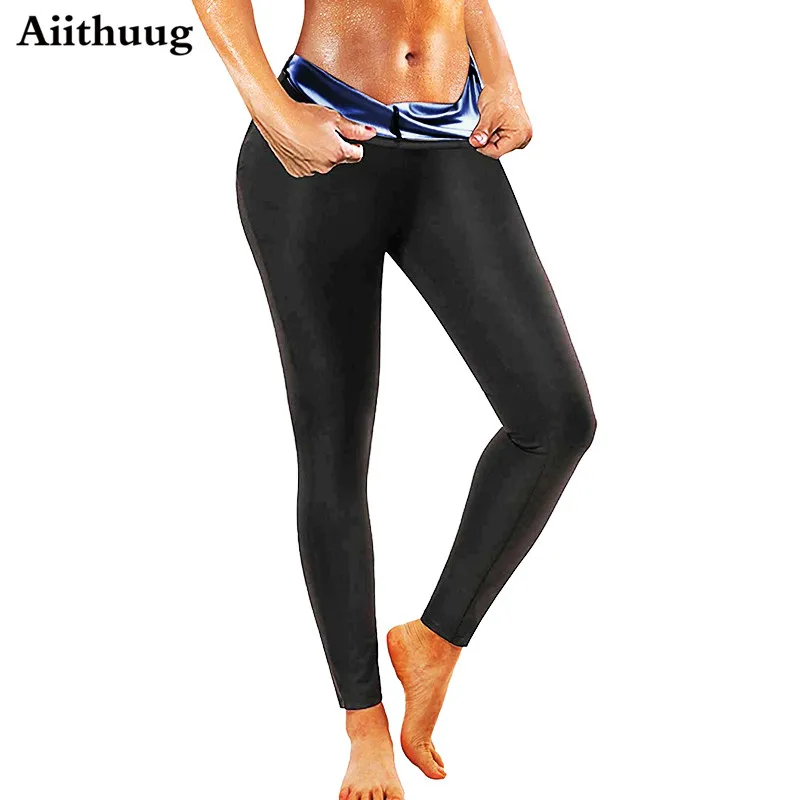 Aiithuug High Waist Trainer Body Shaper Leggings Weight Loss Corset Fat