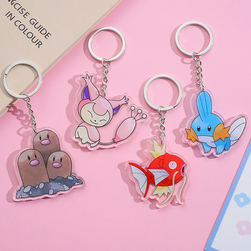 Pokemon-Keychain-Chimchar-Scorbunny-Eevee-Piplup-Mijumaru-Sobble ...