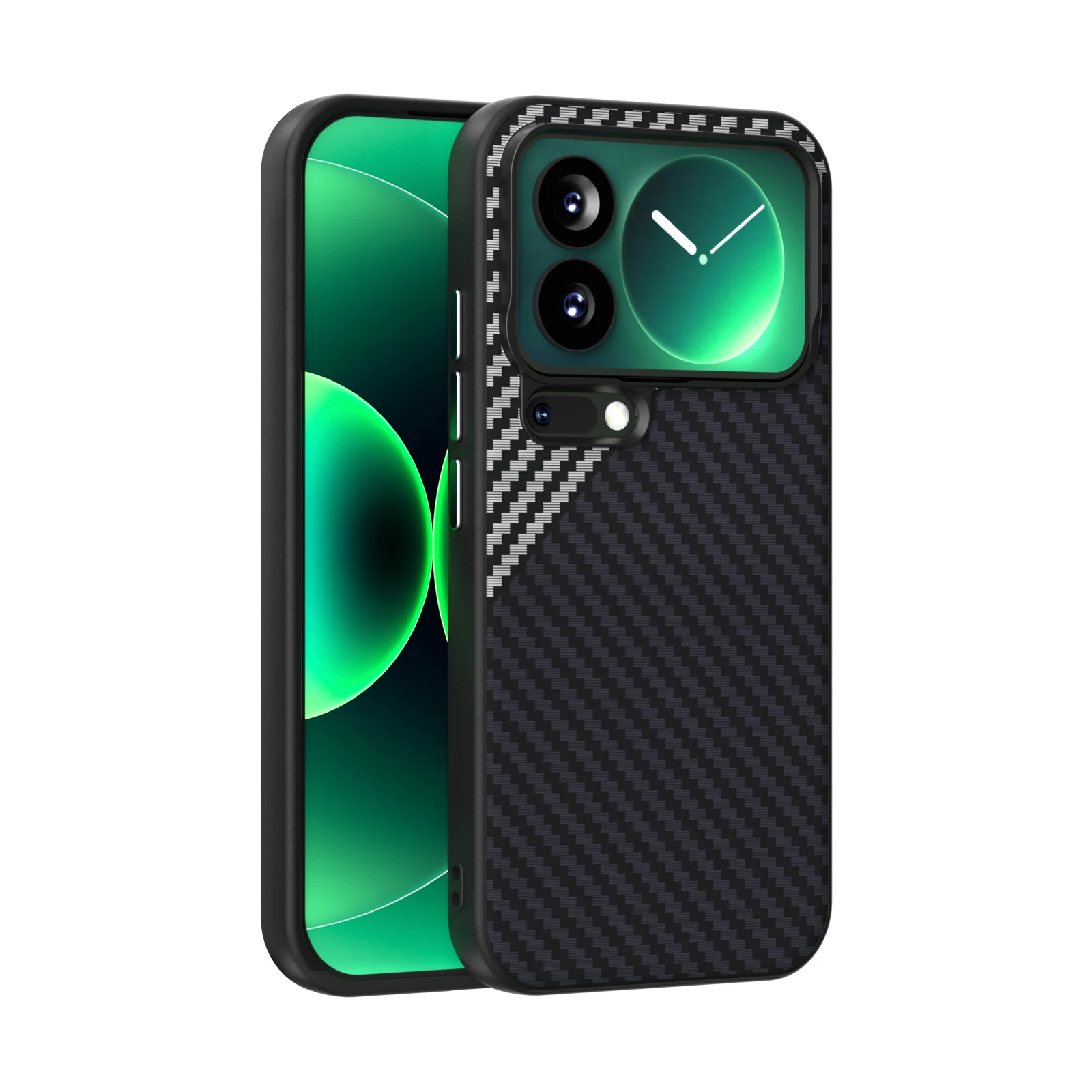 For Xiaomi Mi 17 Pro Max Case Hard PC carbon fiber MagSafe Magnetic ...