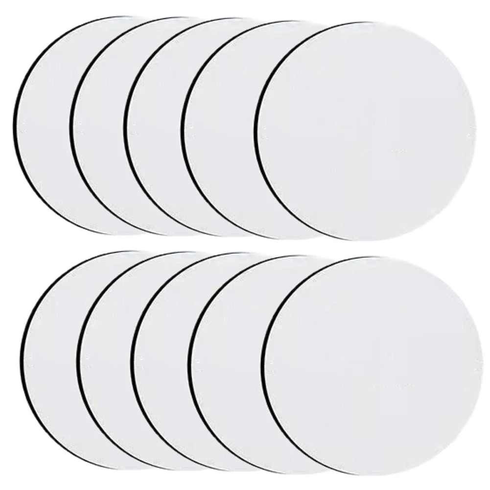 Neoprene-Sublimation-Coasters-10-Pcs-Blank-Cup-Mats-with-Round-Square ...