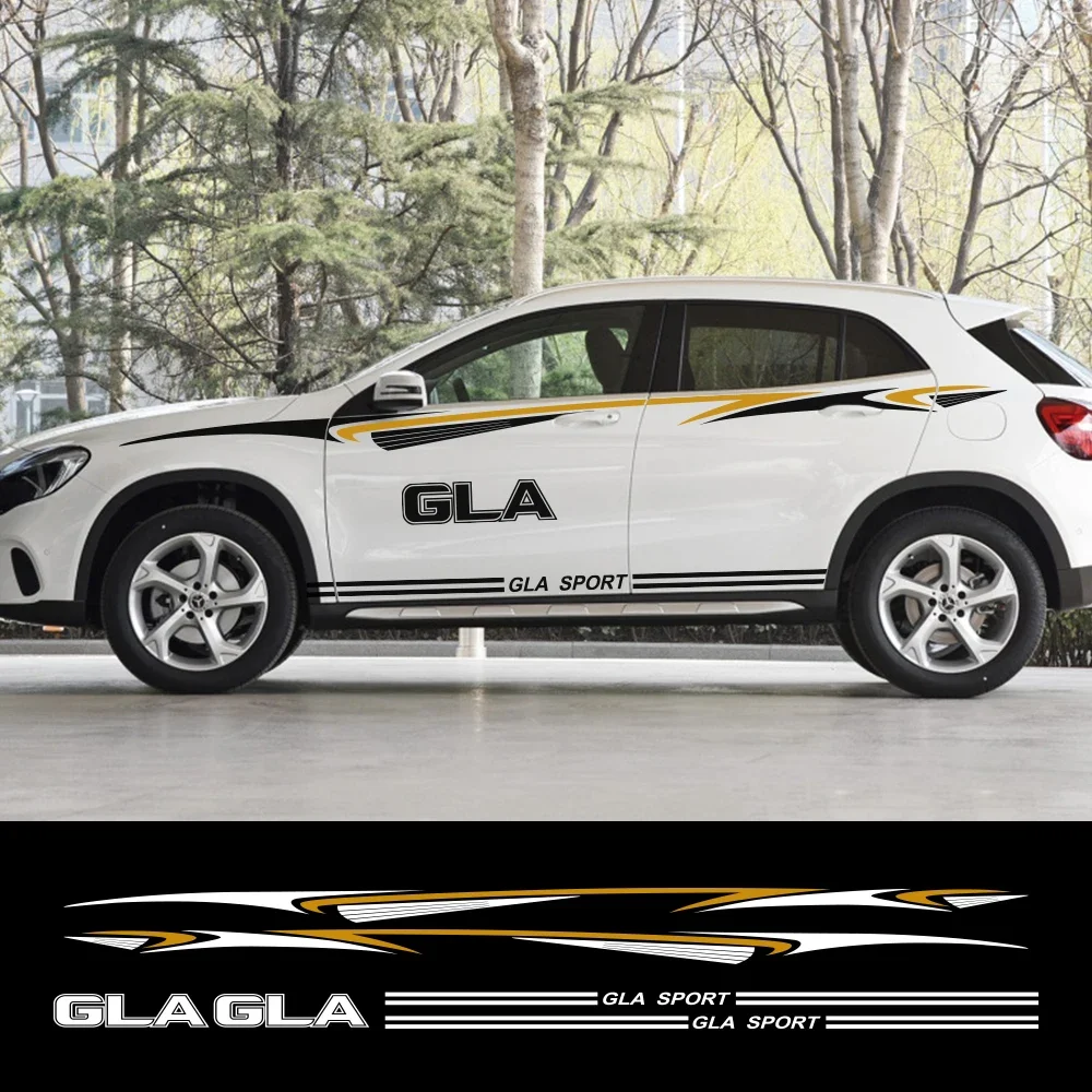 Car-Side-Waist-Line-Stickers-For-Mercedes-Benz-GLE-Coupe-C292-W166-W167 ...